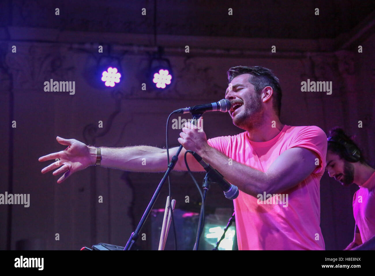 Rod Thomas (aka Bright Light Bright Light) performing live on stage at ...