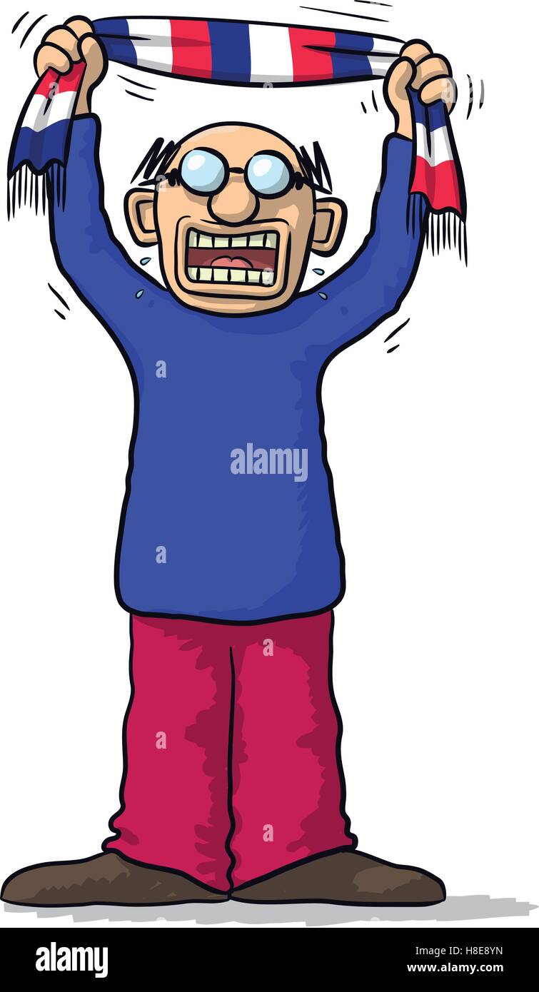 France soccer fan Stock Vector Image & Art - Alamy
