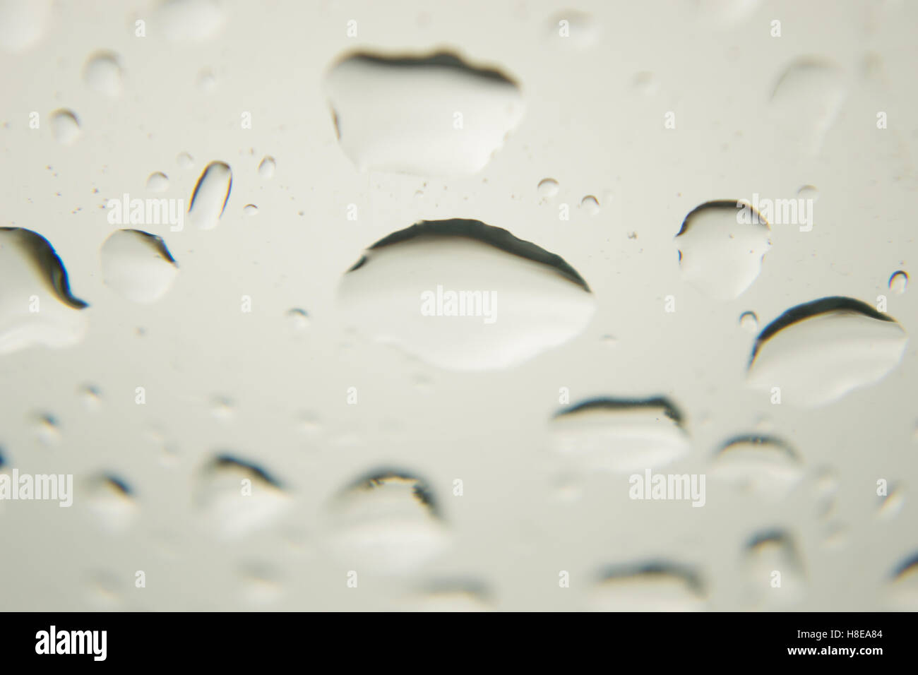 Water on a windshield Stock Photo - Alamy