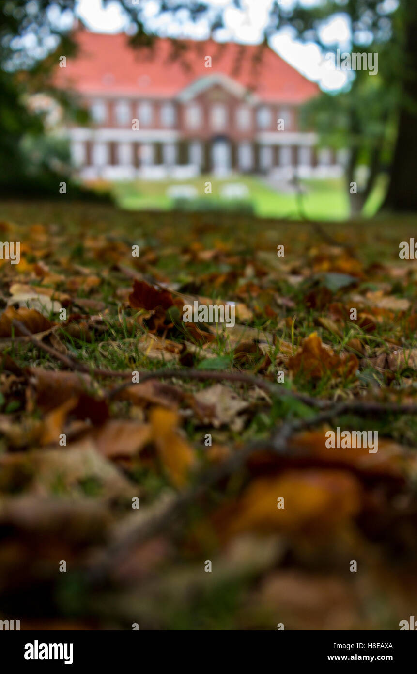 Fall at the old castle. Shot in Denmark Stock Photo - Alamy