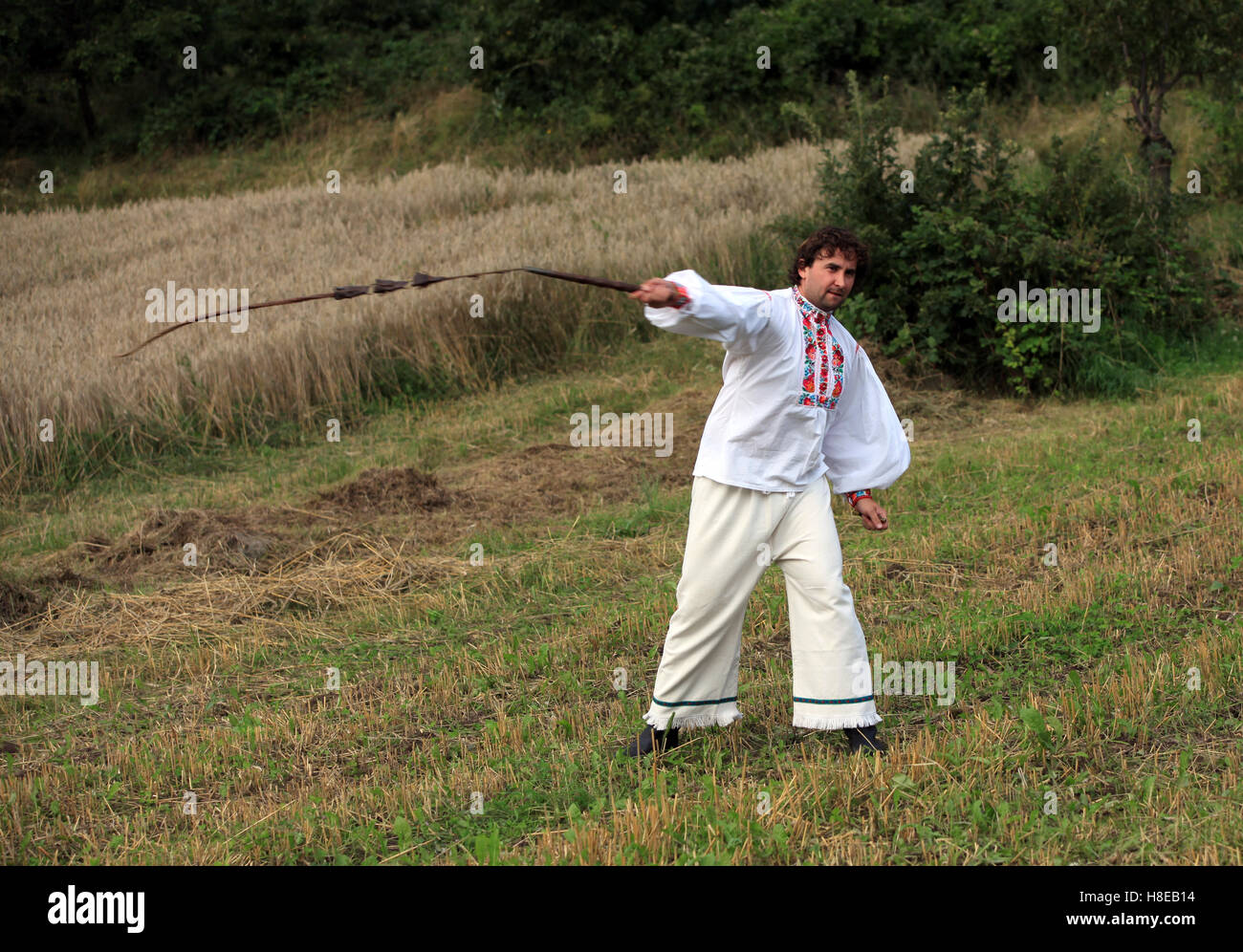 Man with a whip hi-res stock photography and images - Alamy