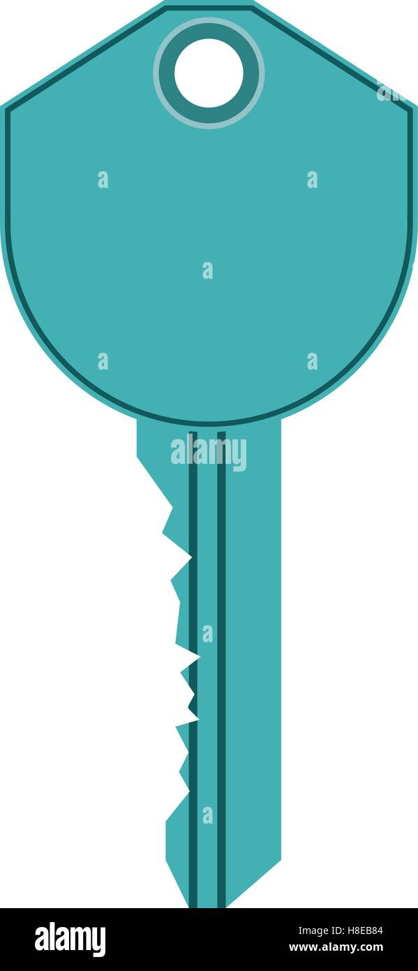 blue key icon over white background. vector illustration Stock Vector ...