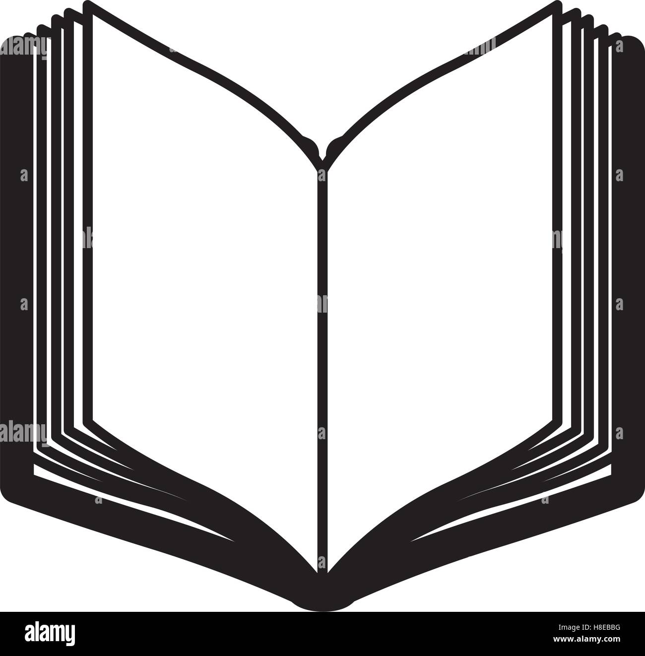 academic book icon over white background. Learning knowledge and ...