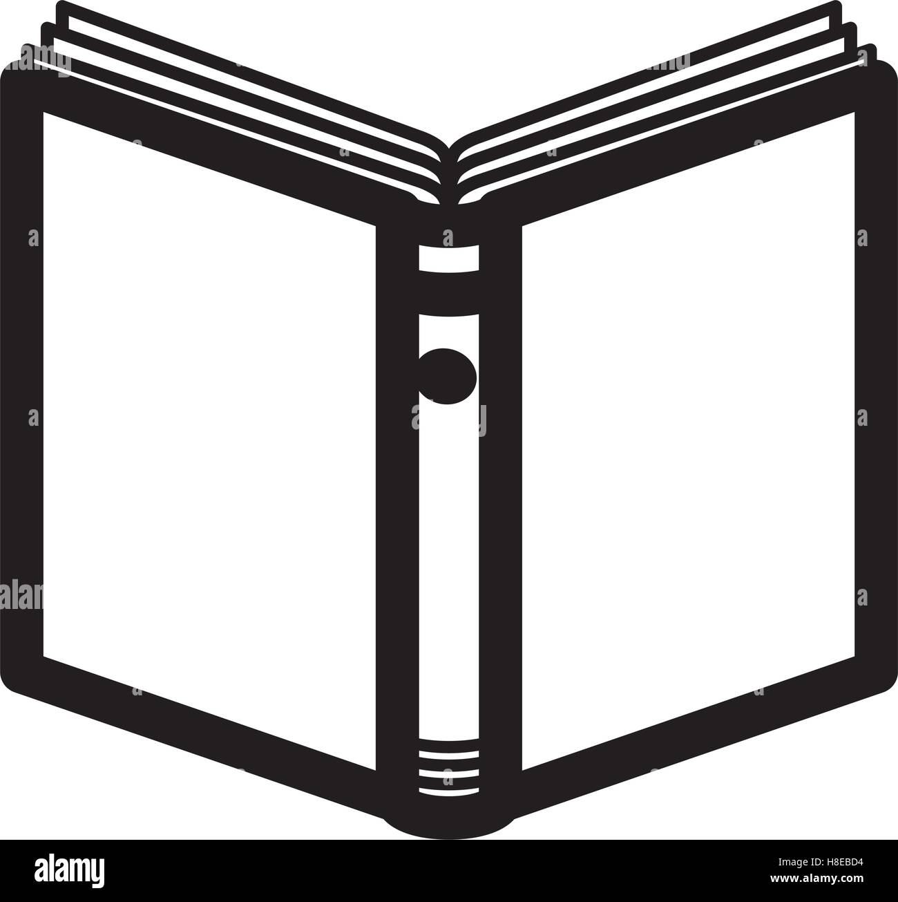 academic book icon over white background. Learning knowledge and ...