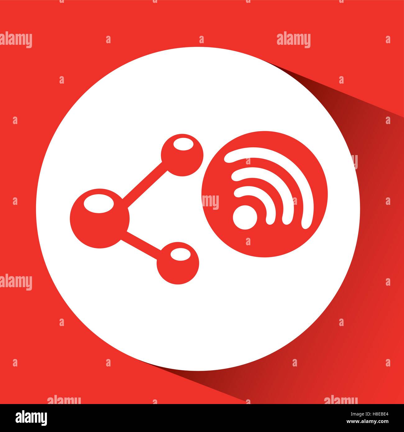 cloud share connection internet concept graphic vector illustration eps ...
