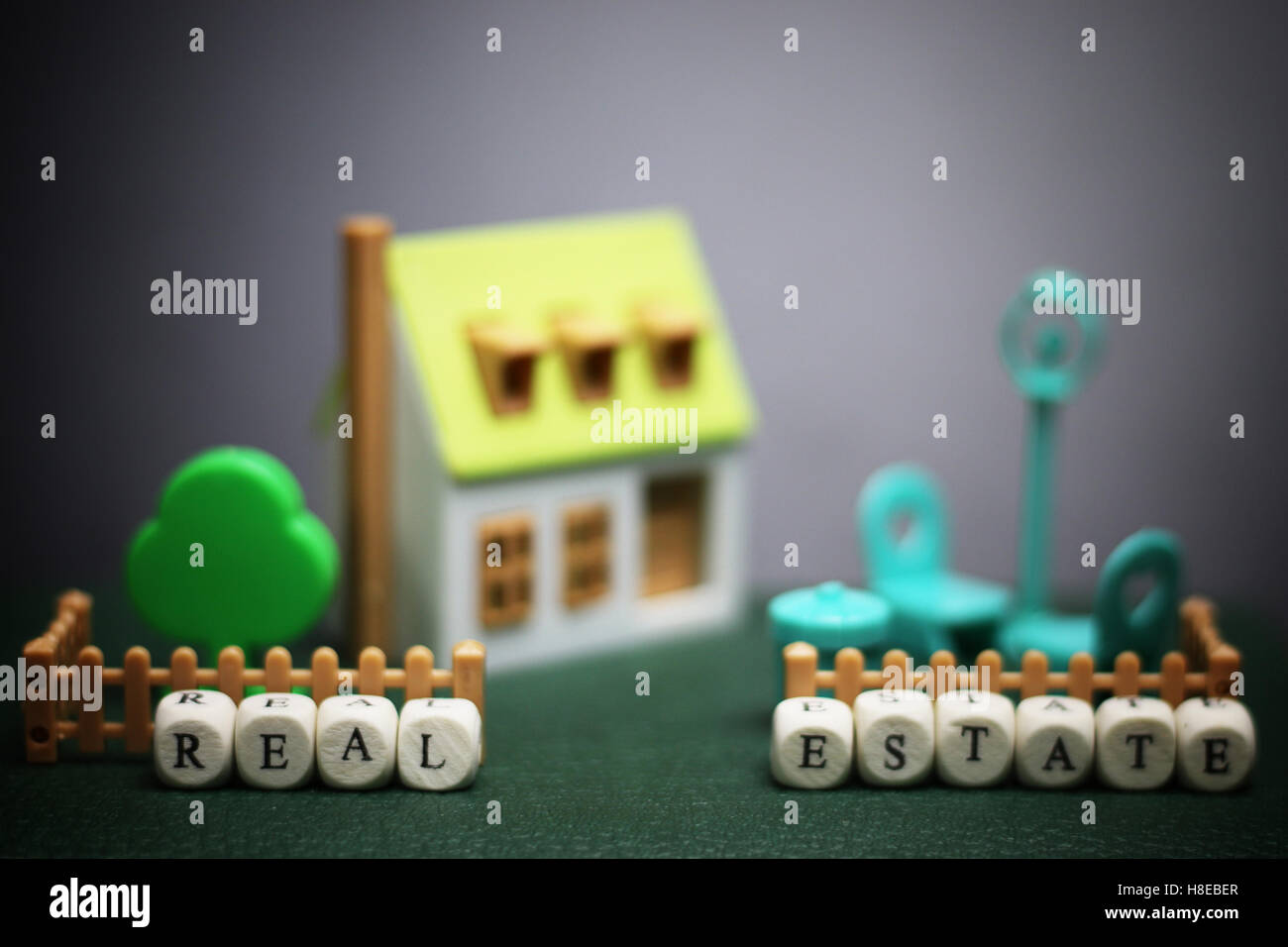 house real estate model Stock Photo - Alamy