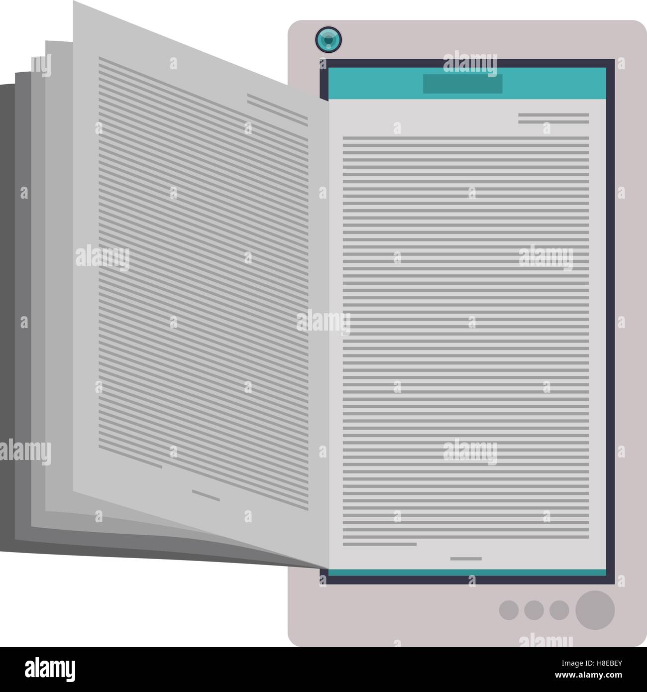 academic book icon over white background. Learning knowledge and ...