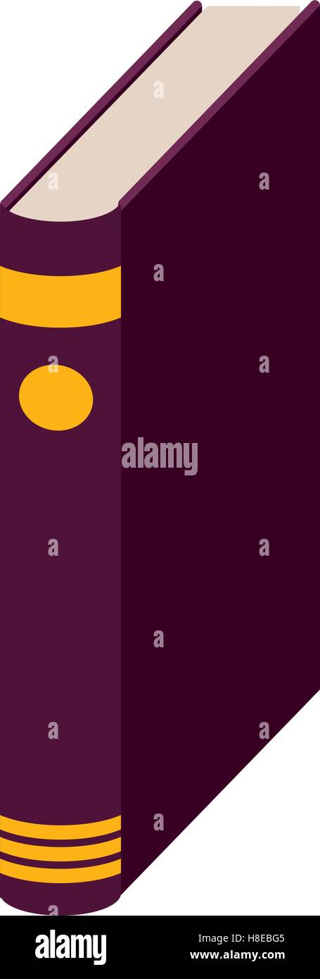 academic book icon over white background. Learning knowledge and ...