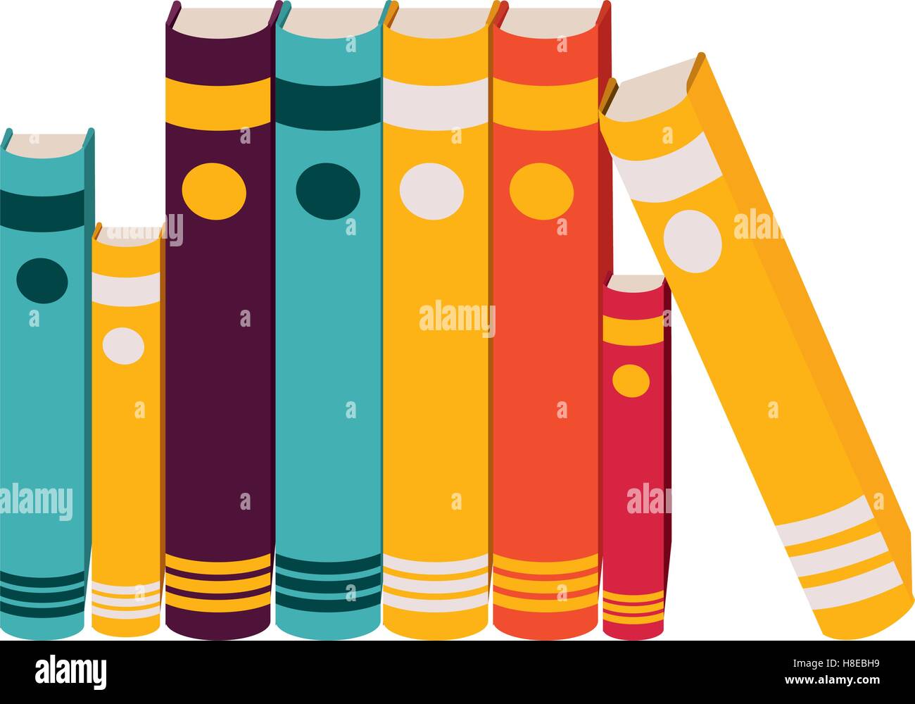 academic book icon over white background. Learning knowledge and ...