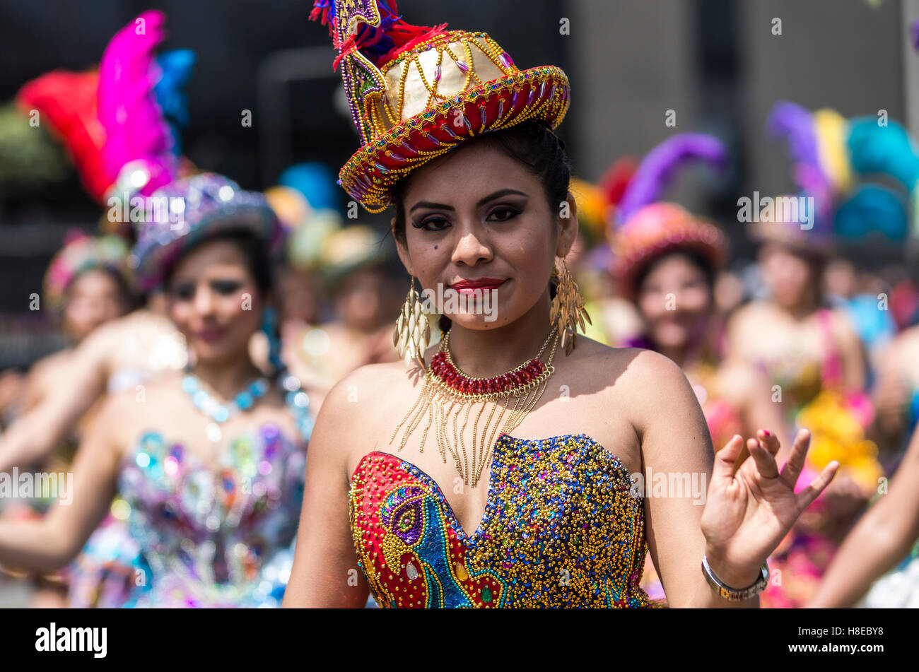 Folkloric dancers from the Puno region, Peru Stock Photo - Alamy