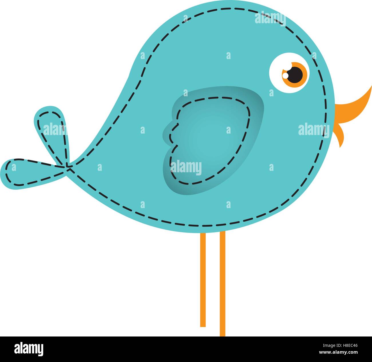bird cartoon icon image vector illustration design Stock Vector Image ...