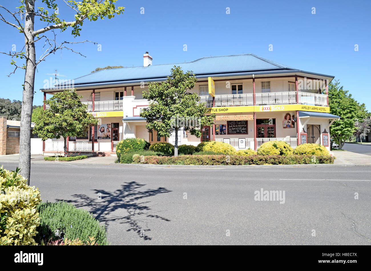 The Apsley Arms Hotel,Walcha NSW Australia Stock Photo - Alamy
