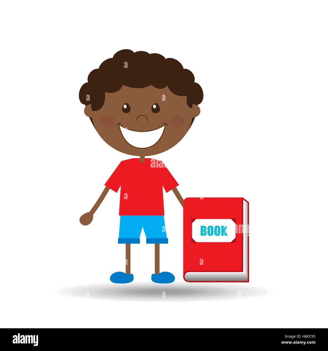 Boy holding skateboard Stock Vector Images - Alamy