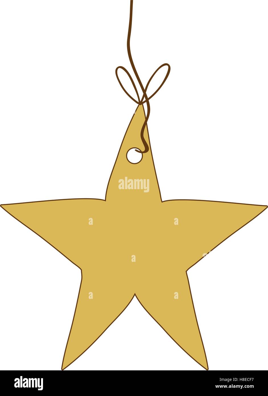 hanging star icon image vector illustration design Stock Vector Image ...