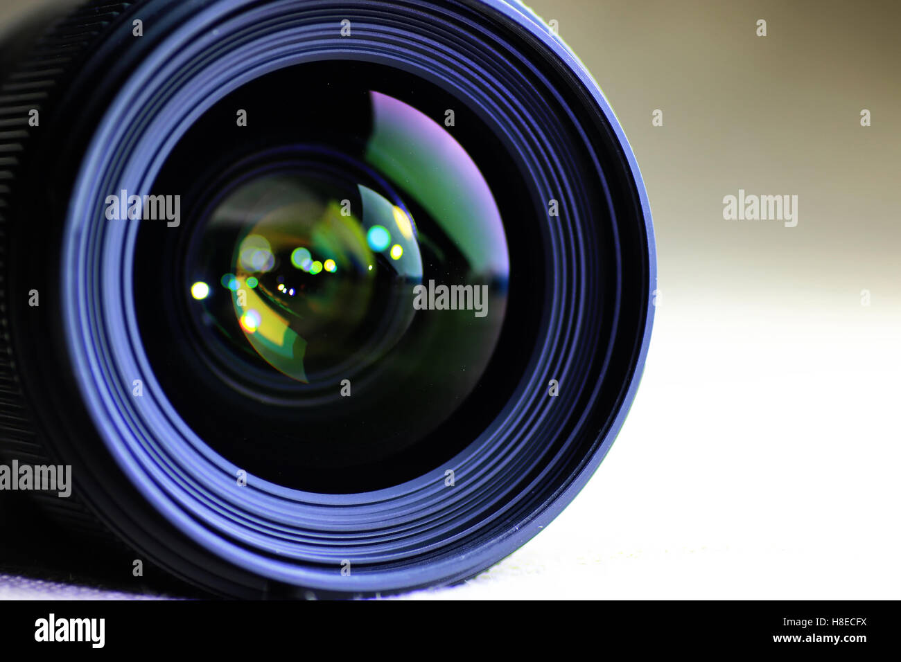 background of lens flare object Stock Photo - Alamy