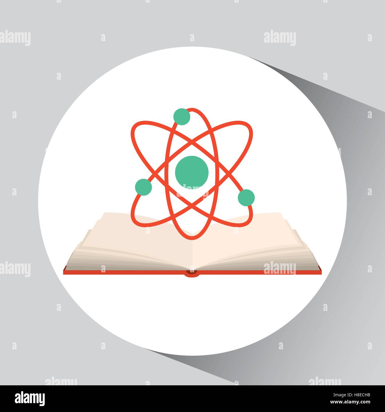 book open chemistry concept school graphic vector illustration eps 10 ...