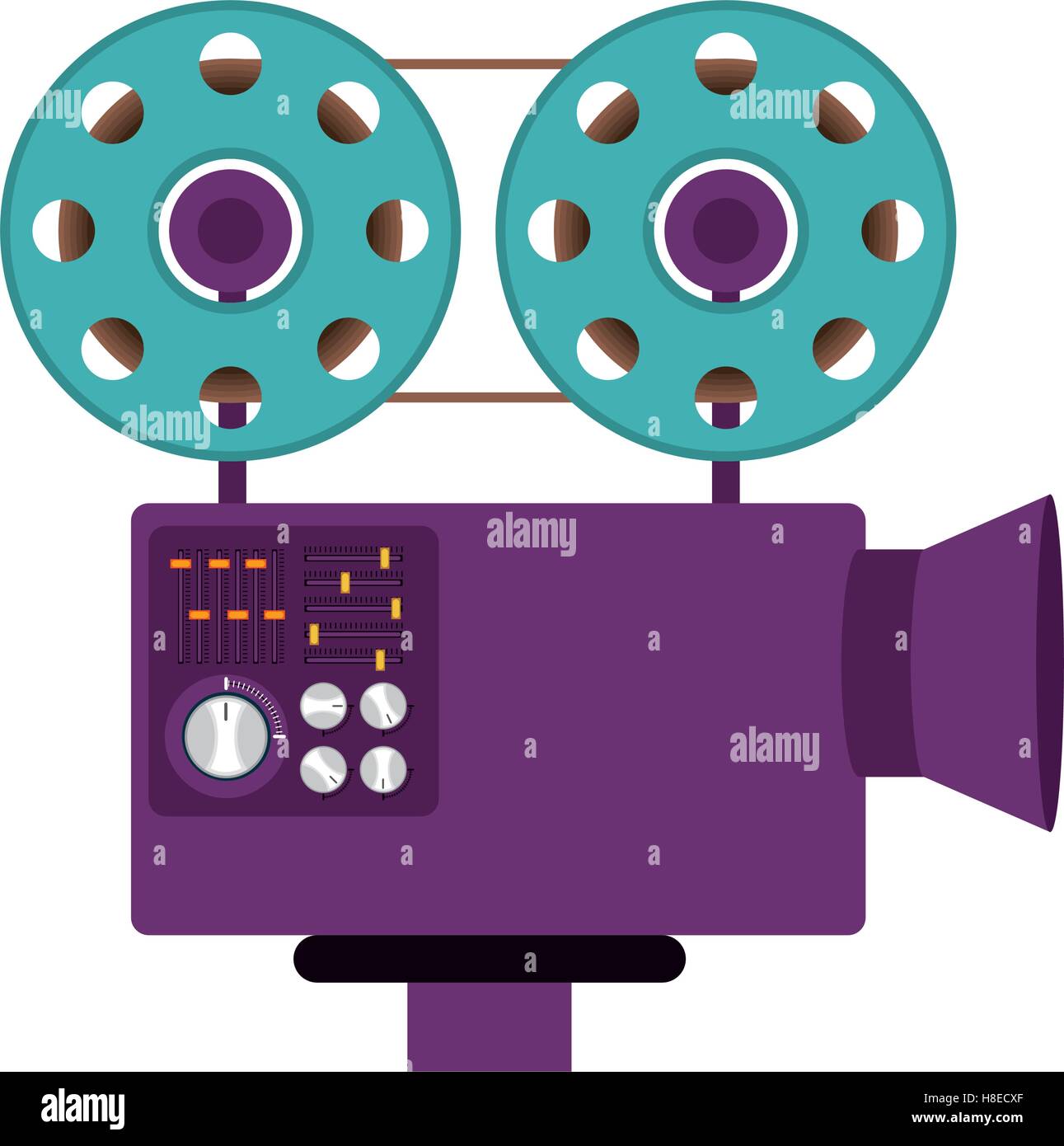 Reels icon vector vectors hi-res stock photography and images - Alamy