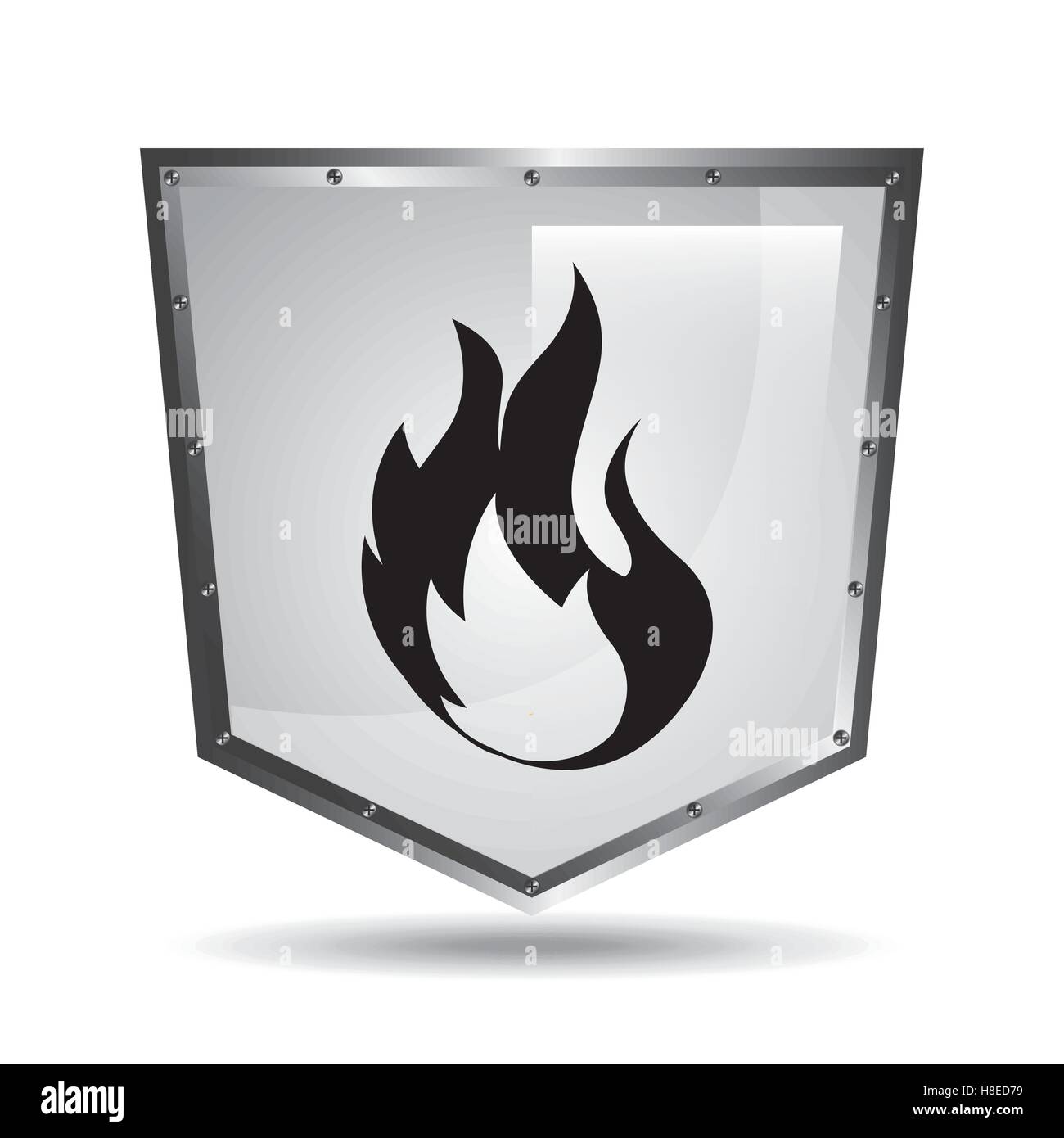 Fire pictogram graphics Stock Vector Images - Alamy