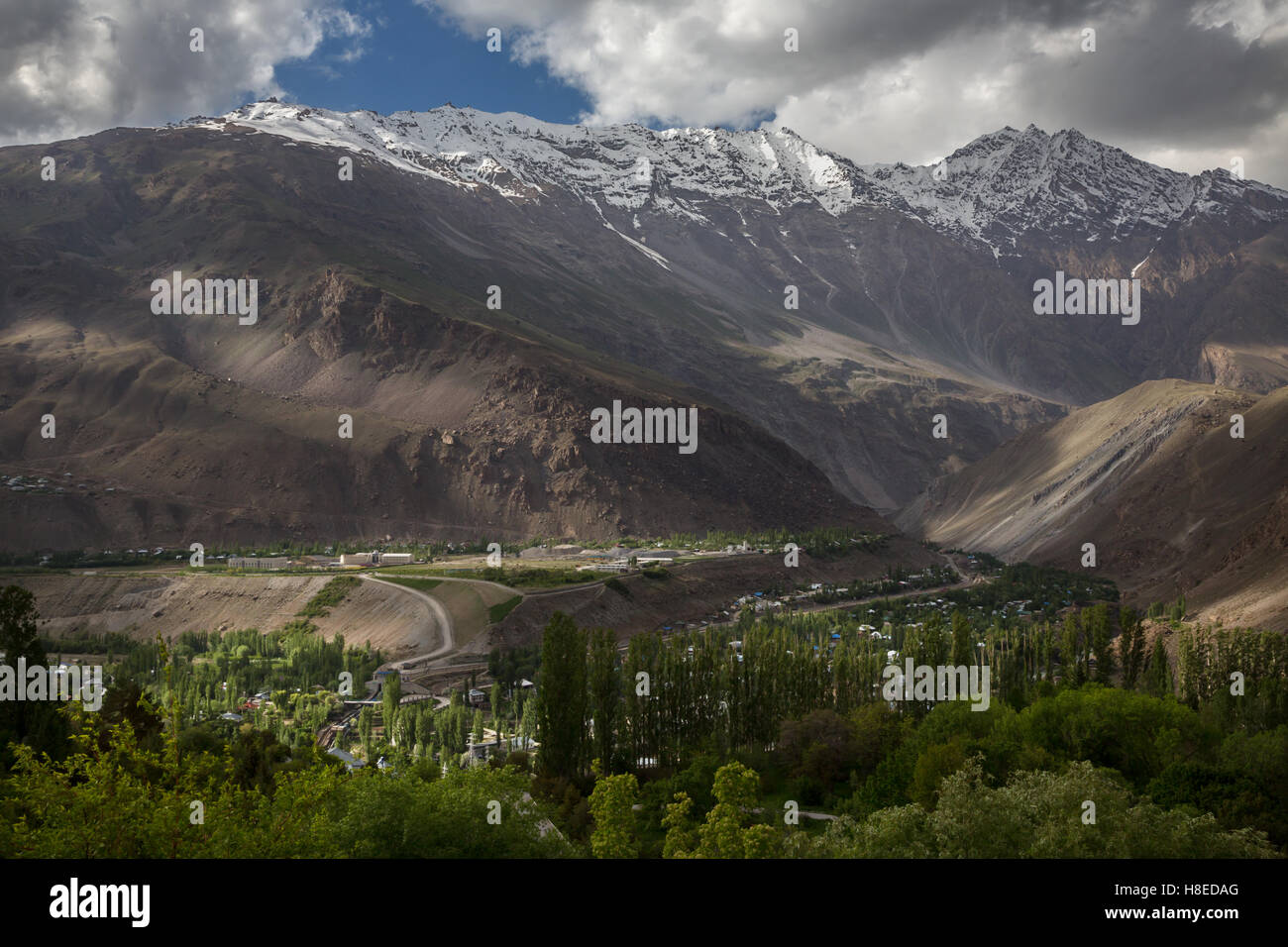 Khorog city - Pamir Pamirs Tajikistan - GBAO province - Roof of the ...