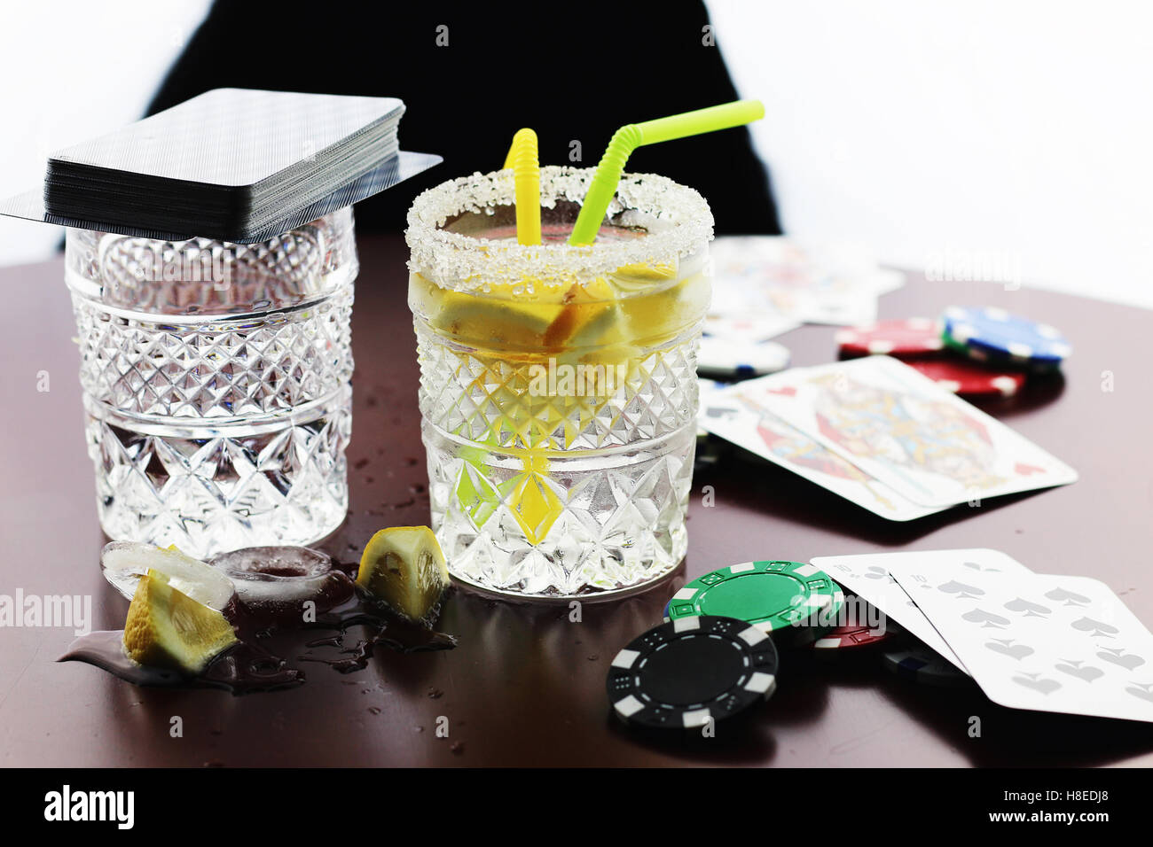 glass ice poker Stock Photo - Alamy