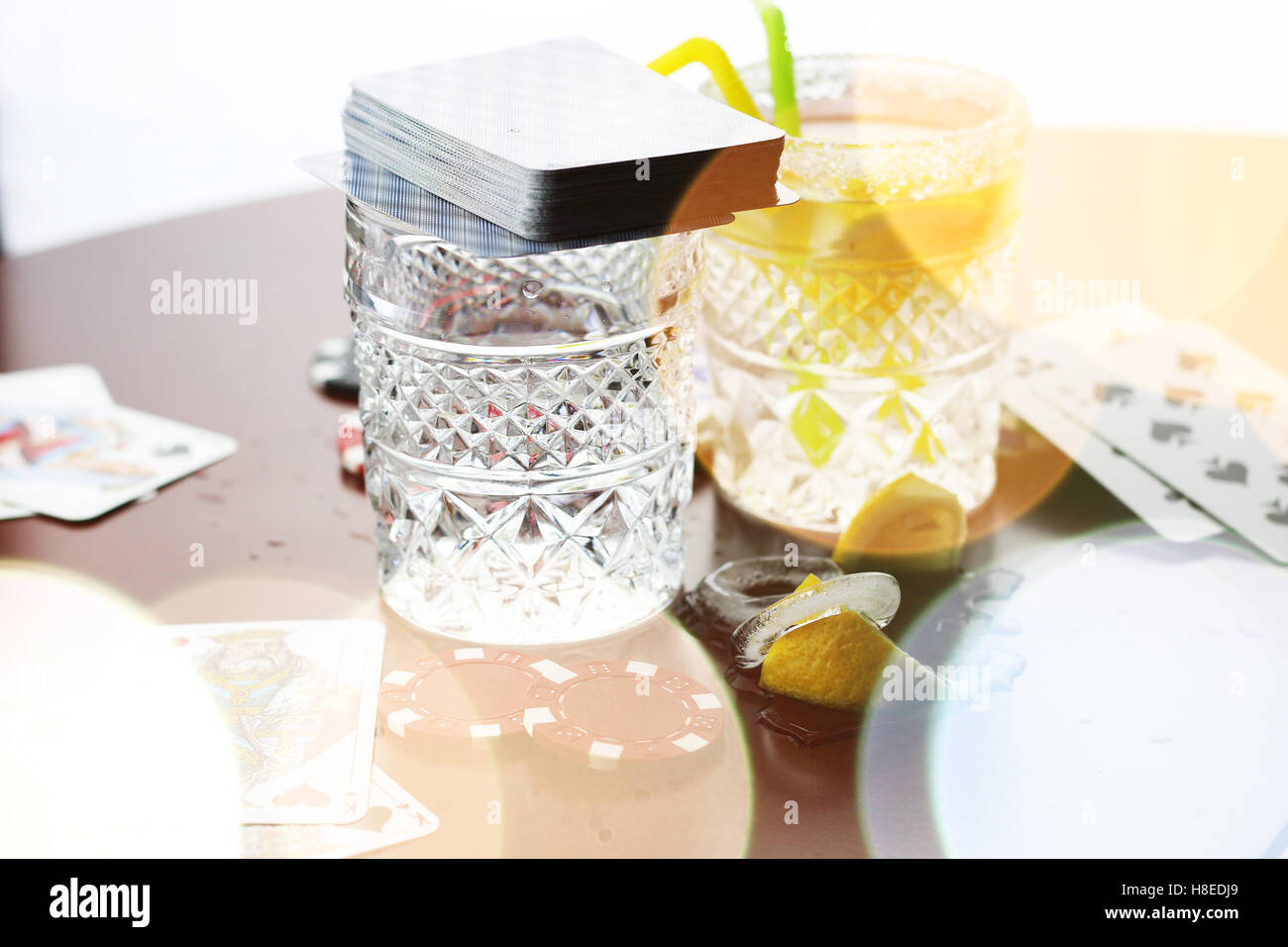 glass ice poker Stock Photo - Alamy