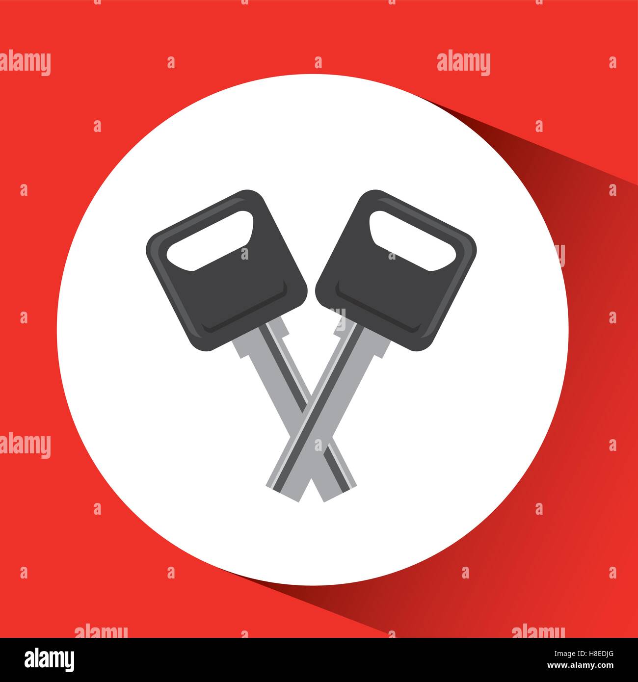 man icon keys car design vector illustration eps 10 Stock Vector Image ...