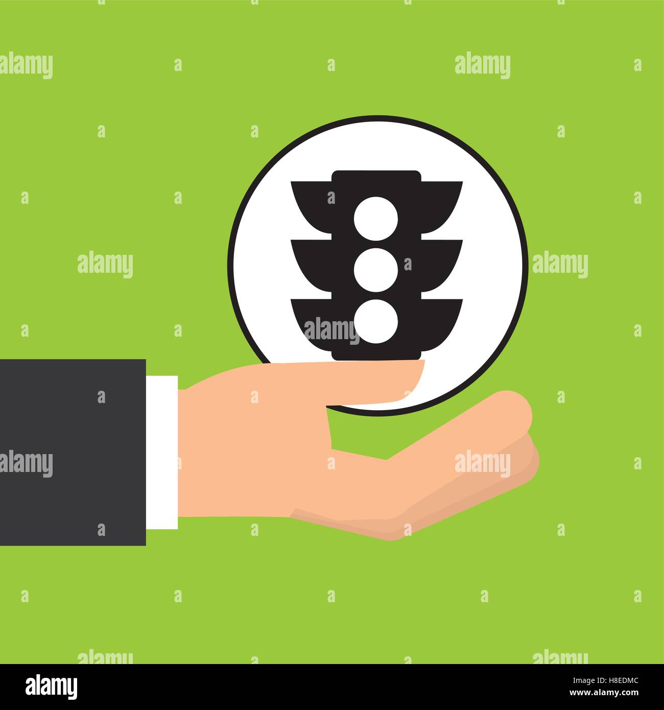 traffic light pin icon vector illustration eps 10 Stock Vector Image ...