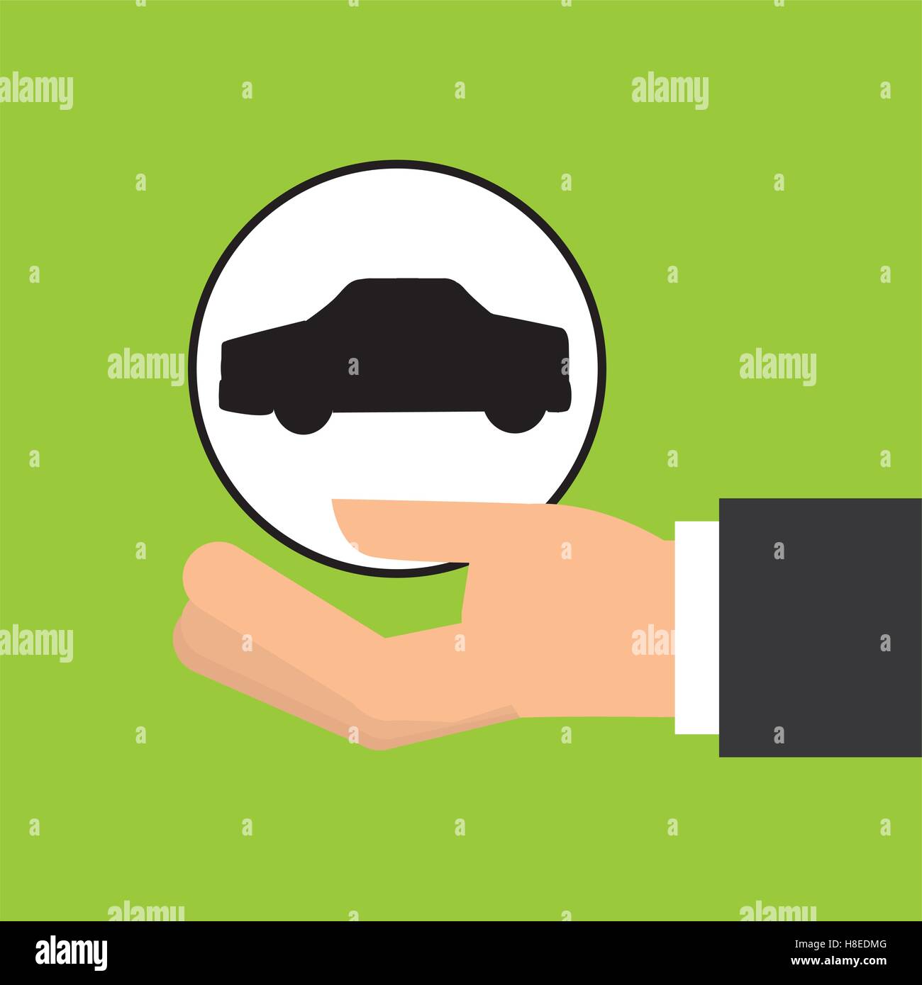 sign car vehicle design vector illustration eps 10 Stock Vector Image ...