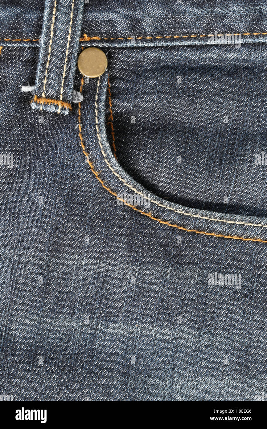 Front pocket of jeans for design Fashion background Stock Photo - Alamy