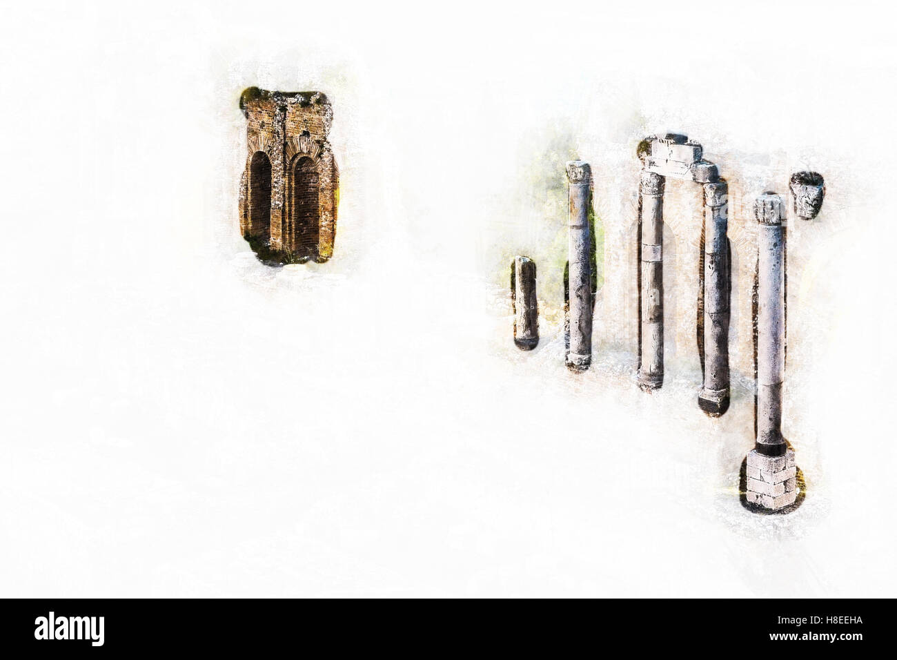 Blue and purple sunset Cut Out Stock Images & Pictures - Alamy