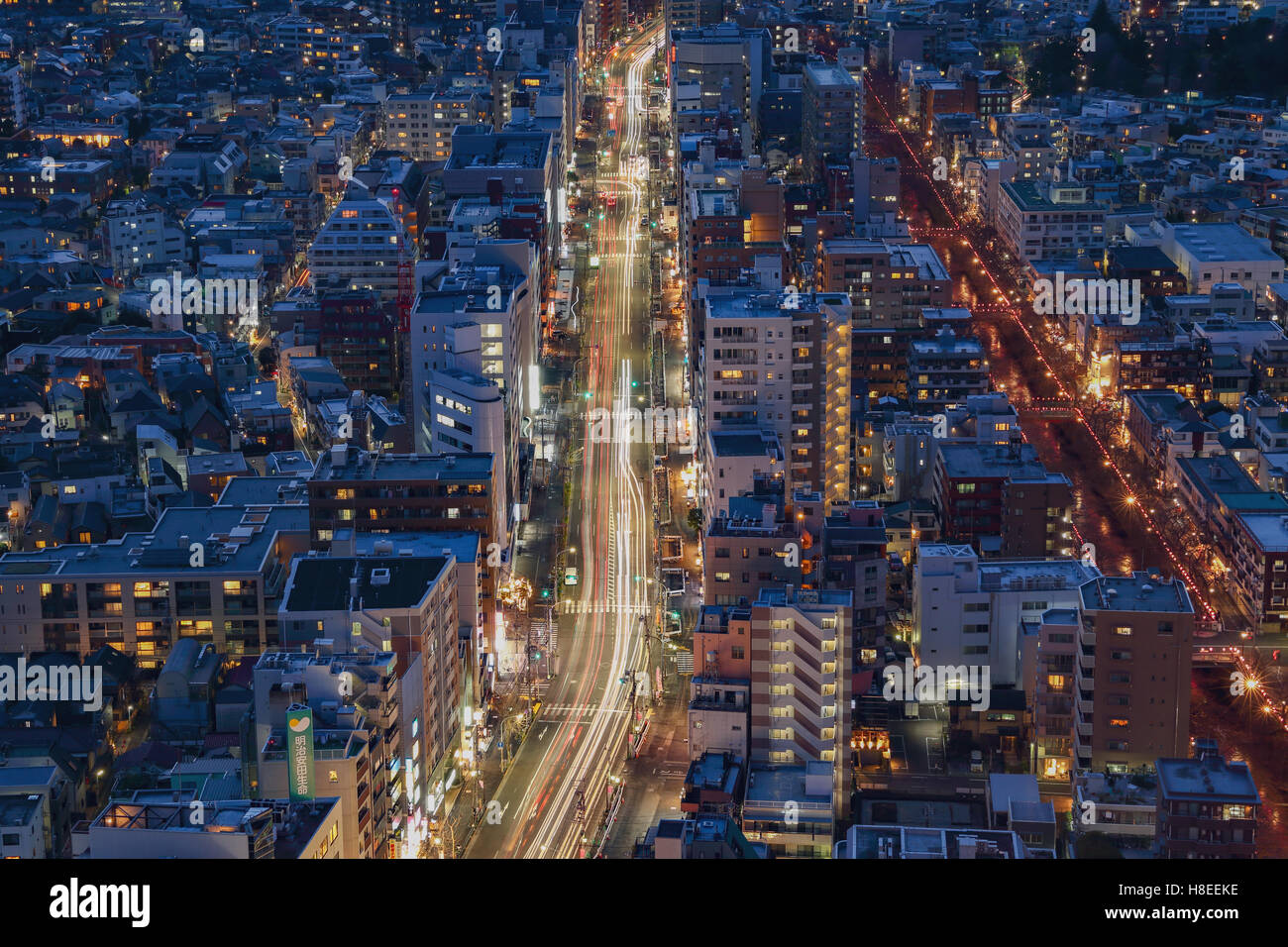 Tokyo light trail hi-res stock photography and images - Alamy