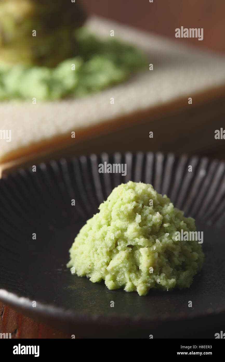 Raw grated wasabi hi-res stock photography and images - Alamy