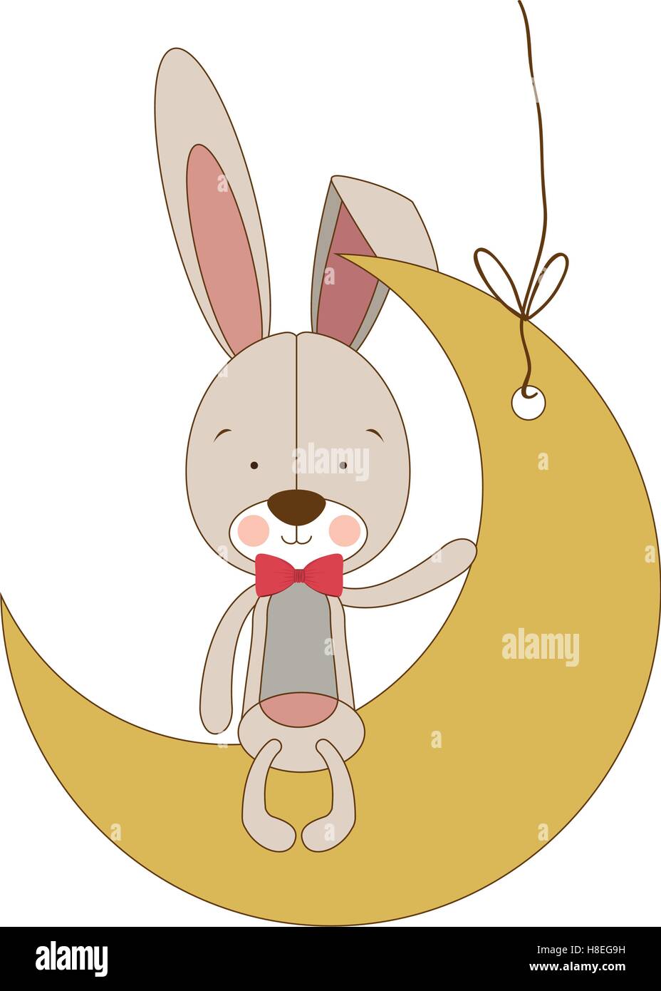 Rabbit shape moon hi-res stock photography and images - Alamy