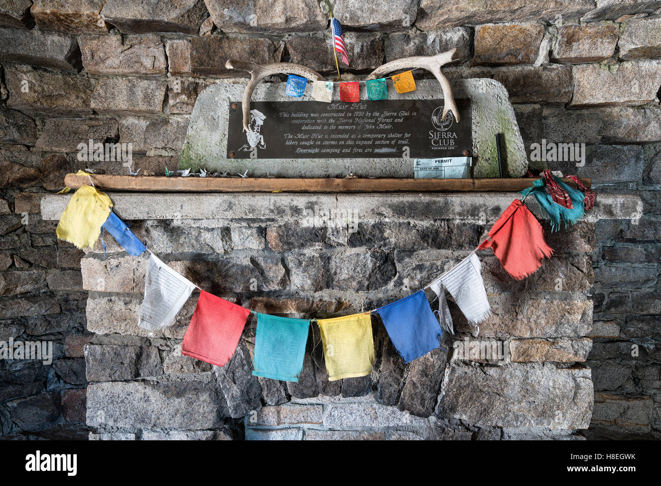 Muir Hut on John Muir Trail, Kings Canyon National Park, Sierra Nevada ...