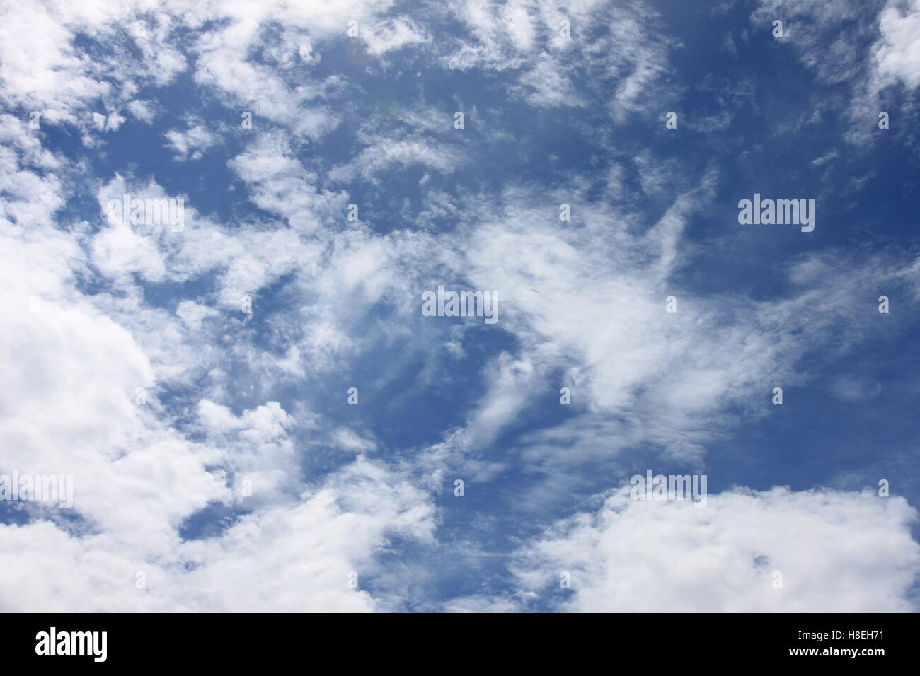 Cloud on blue sky in the daytime of high view Stock Photo - Alamy