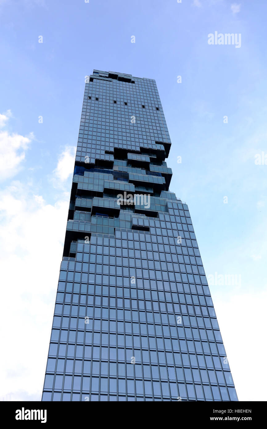 View from the bottom of Mahanakhon building,This is the new highest of ...