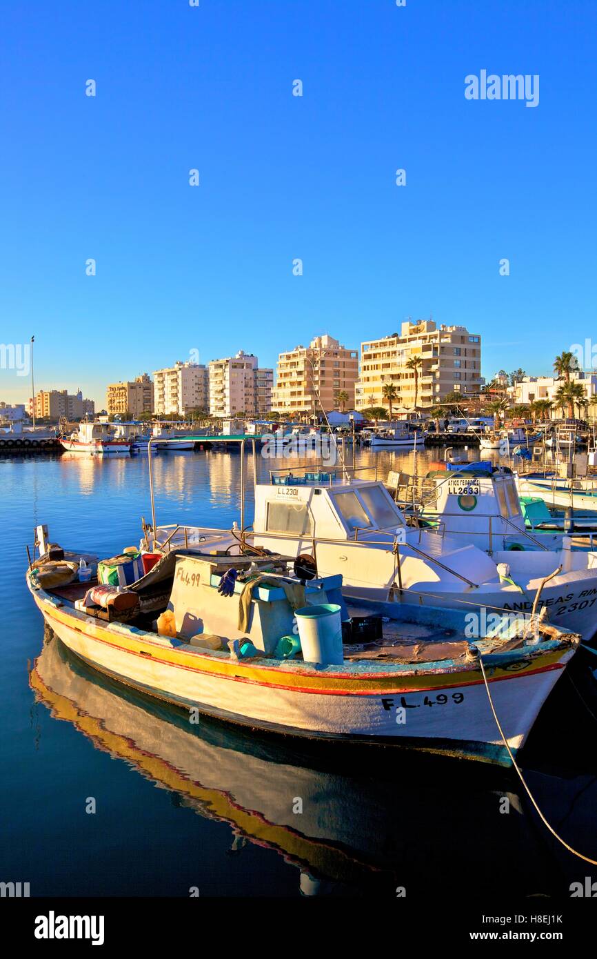 Larnaka Harbour, Larnaka, Cyprus, Eastern Mediterranean Sea, Europe ...