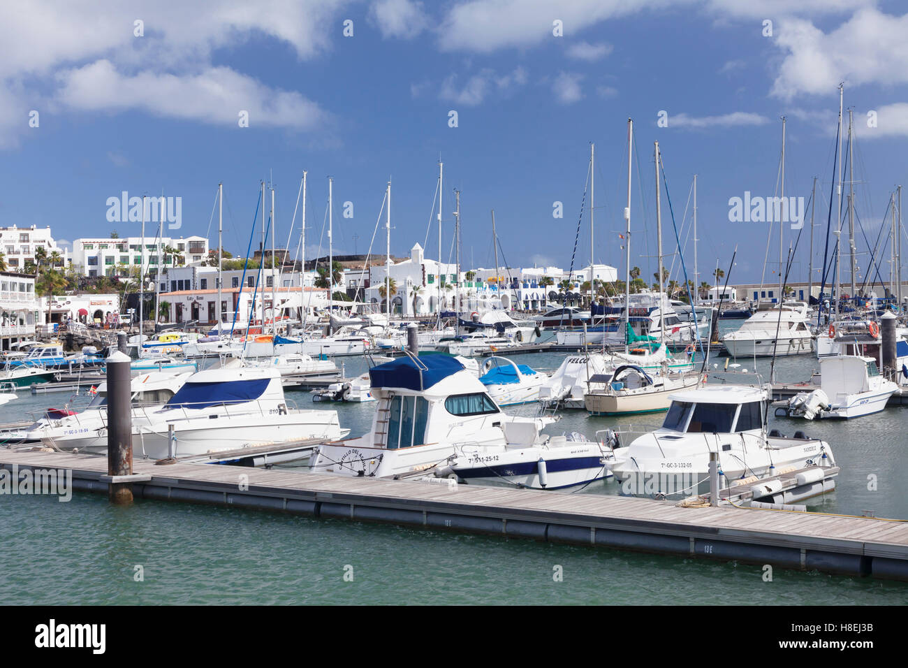 Marina Rubicon, Playa Blanca, Lanzarote, Canary Islands, Spain ...