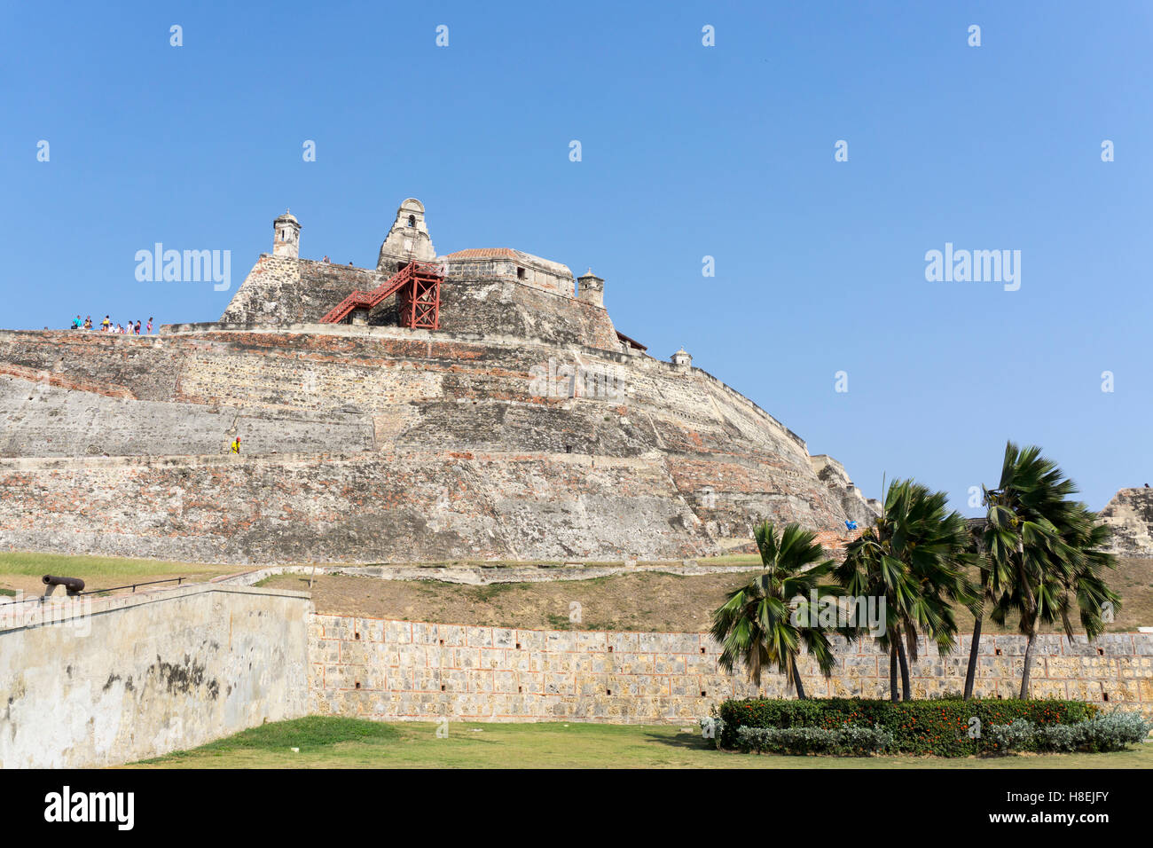 Fort San Felipe, Cartagena, UNESCO World Heritage Site, Colombia, South ...