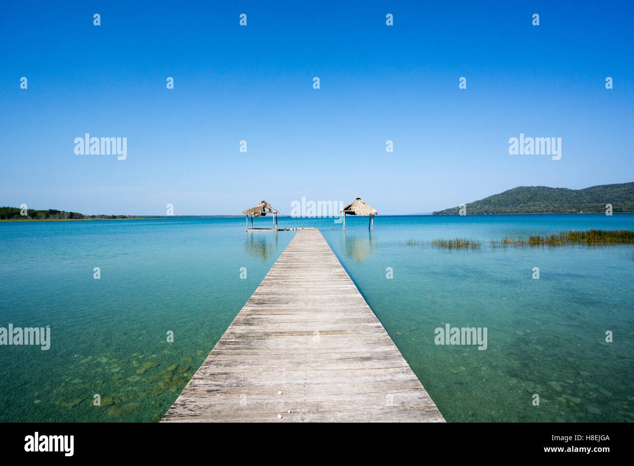 Lago Peten Itza, El Remate, Guatemala, Central America Stock Photo - Alamy