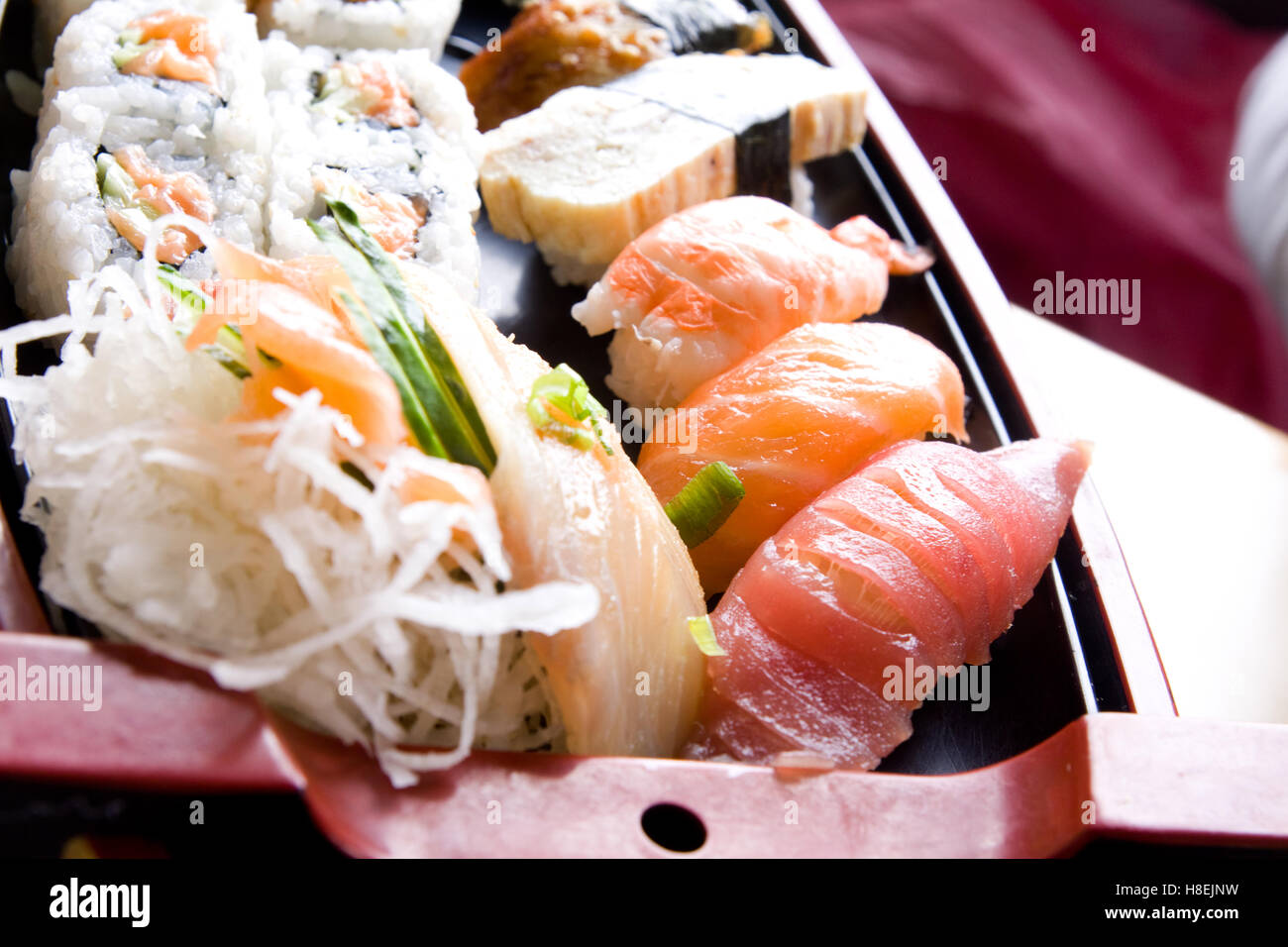 sushi served in a restaurant Stock Photo - Alamy