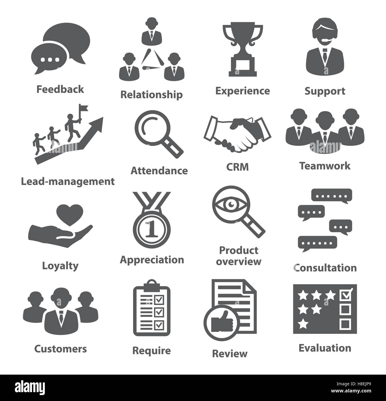 Lead management Stock Vector Images - Alamy