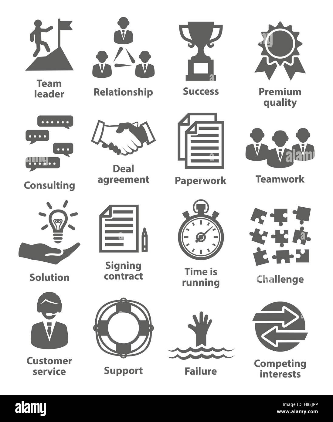 Help icon pack hi-res stock photography and images - Alamy