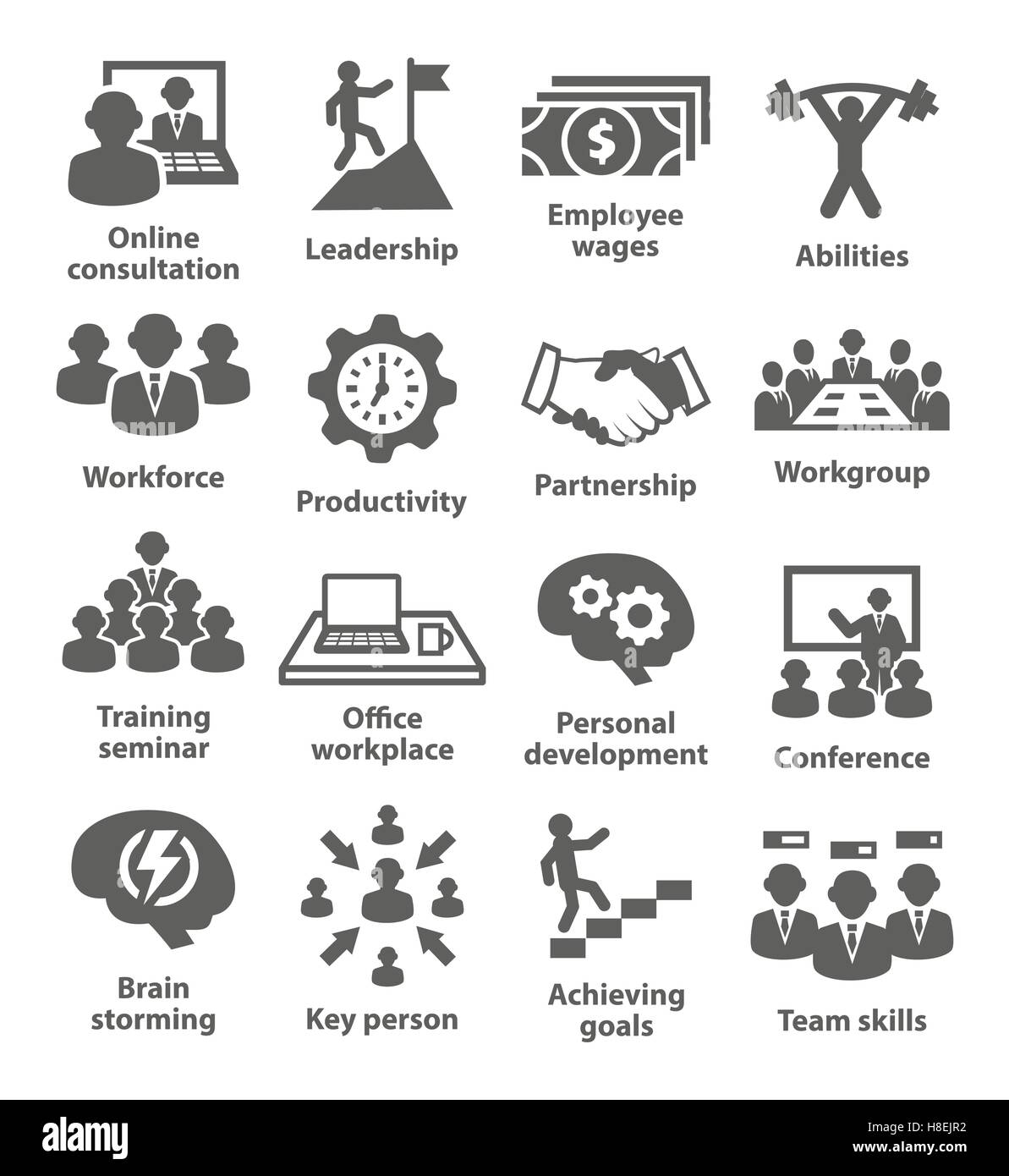 Workforce management vector vectors hi-res stock photography and images ...