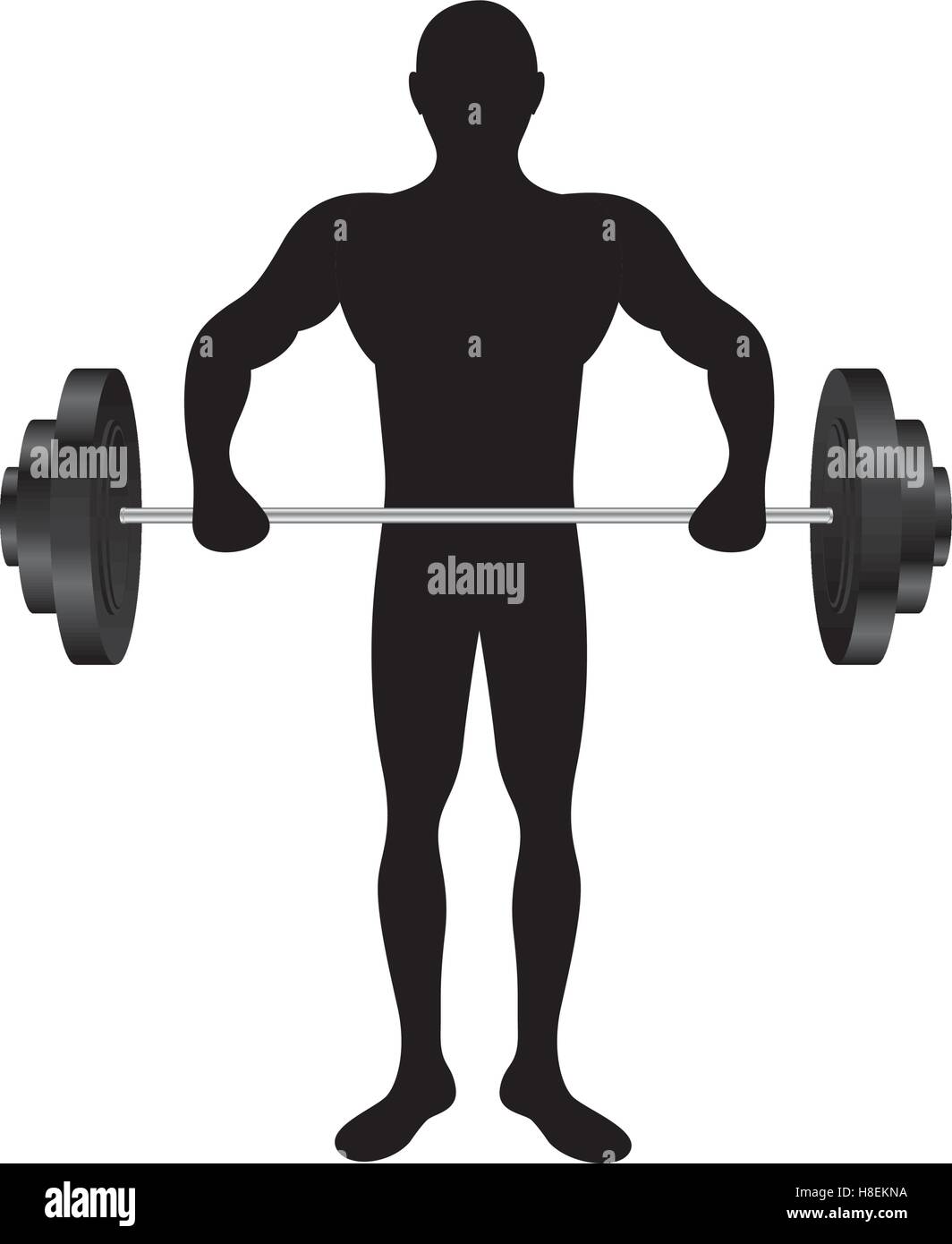 fit man silhouette icon image vector illustration design Stock Vector ...