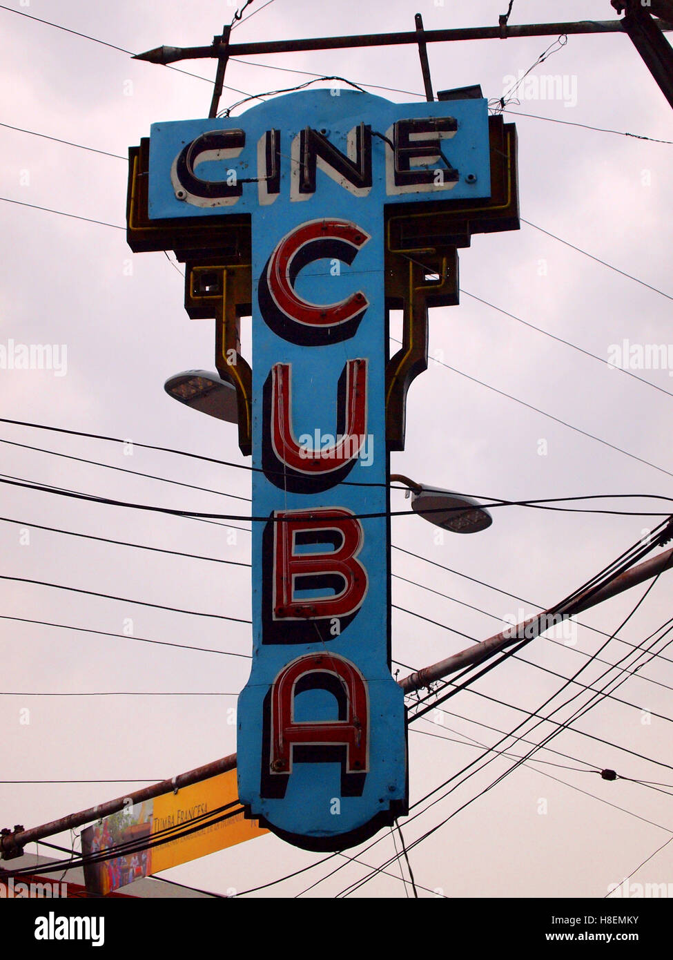Vintage Cine Sign, Santiago de Cuba, Cuba Stock Photo - Alamy