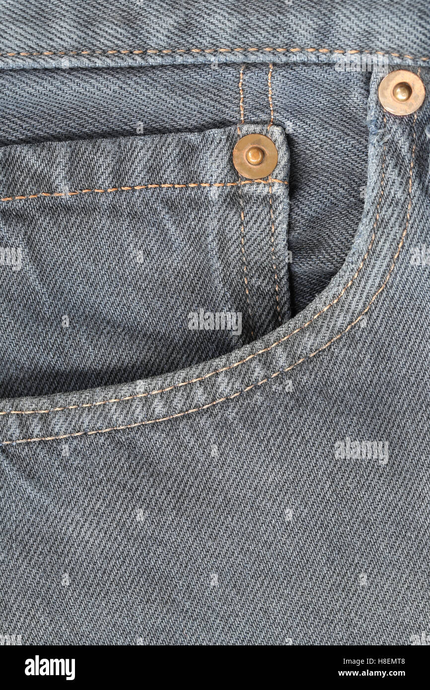 Front pocket of jeans for design Fashion background Stock Photo - Alamy