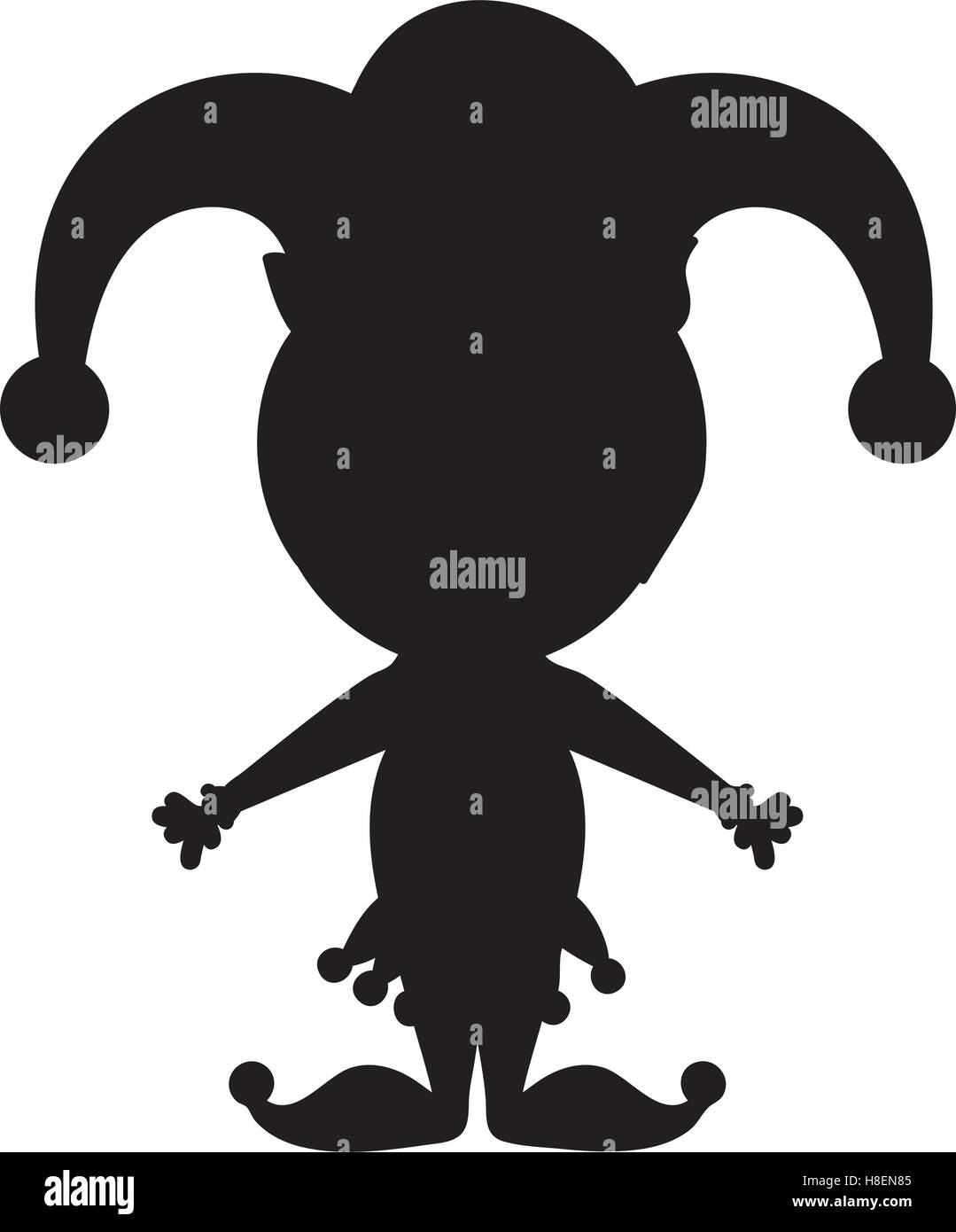 harlequin character icon image vector illustration design Stock Vector ...