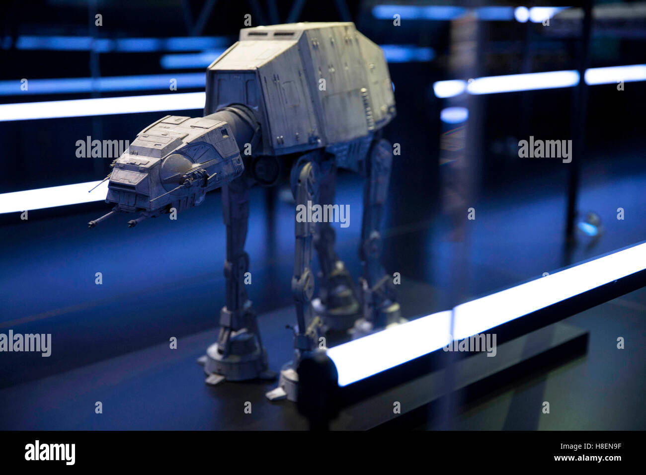 EDITORIAL USE ONLY AT-AT Walker goes on display at The STAR WARS ...