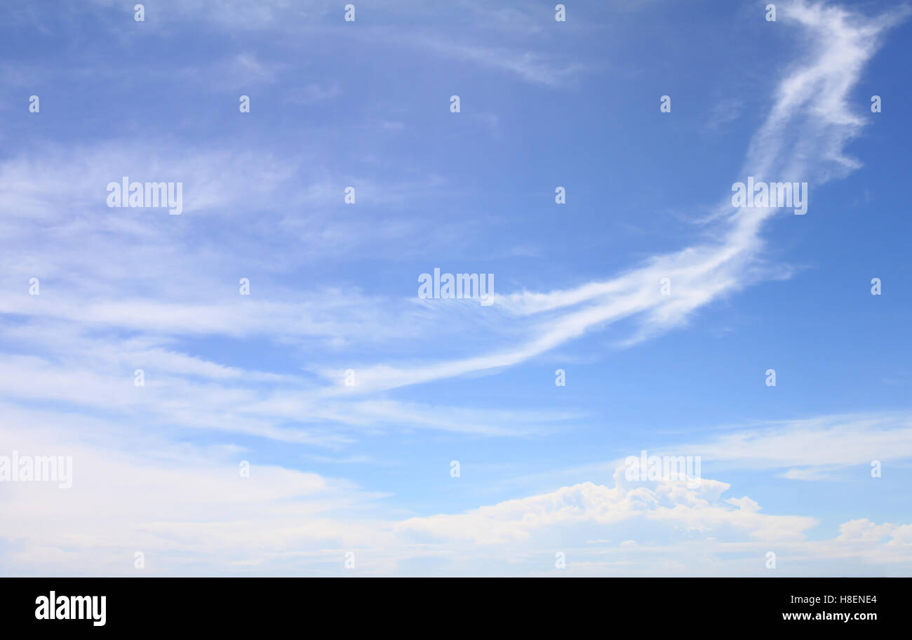 Cloud on blue sky in the daytime of Bright weather for design nature ...